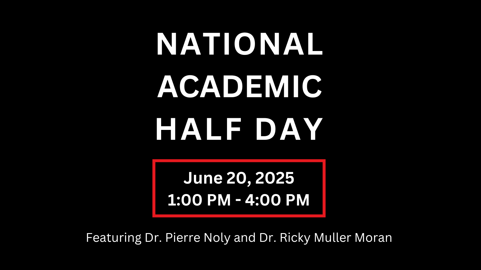 CSCS National Academic Half Day – CSCS